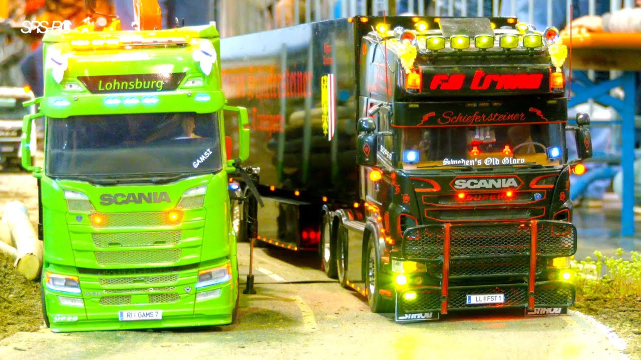 SPECTACULAR MODIFIED RC TRUCKS 1/14 IN THE MIX / HYDRAULIC HANDMADE RC ...