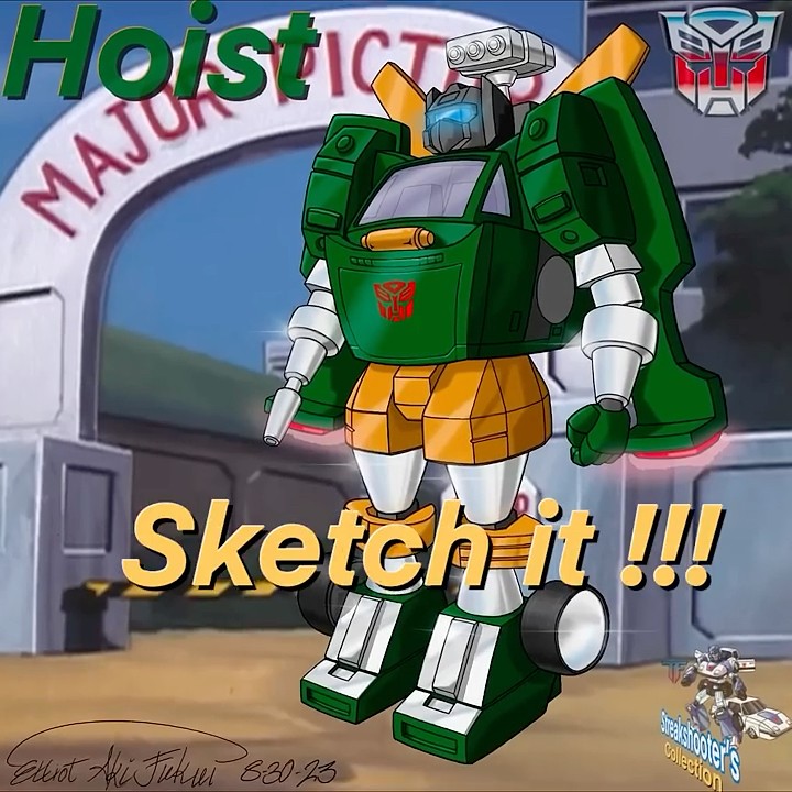 Transformers G1 Autobot Hoist #transformers #sketch #sketching #drawing ...