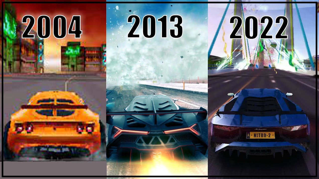Evolution of Asphalt Games - Asphalt Urban GT (2004) to Asphalt Nitro 2 ...