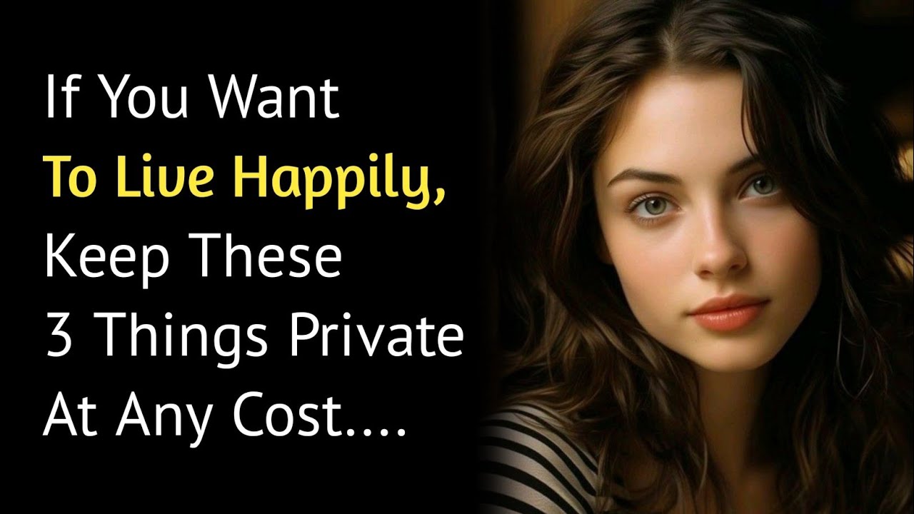 Never Share These 3 Things With Anyone..|| never give up || psychology ...