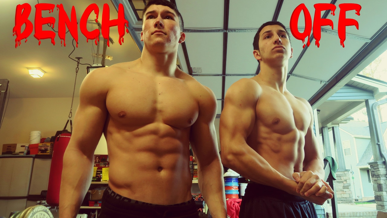 BROS BENCH PRESS CHALLENGE - YouTube