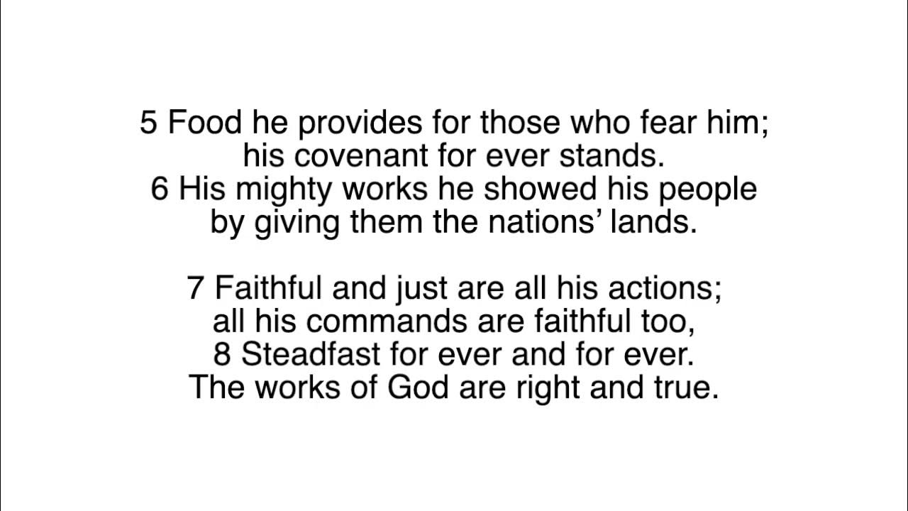 Psalm 111 Psalm 118 YouTube psalm-111-psalm-118-youtube