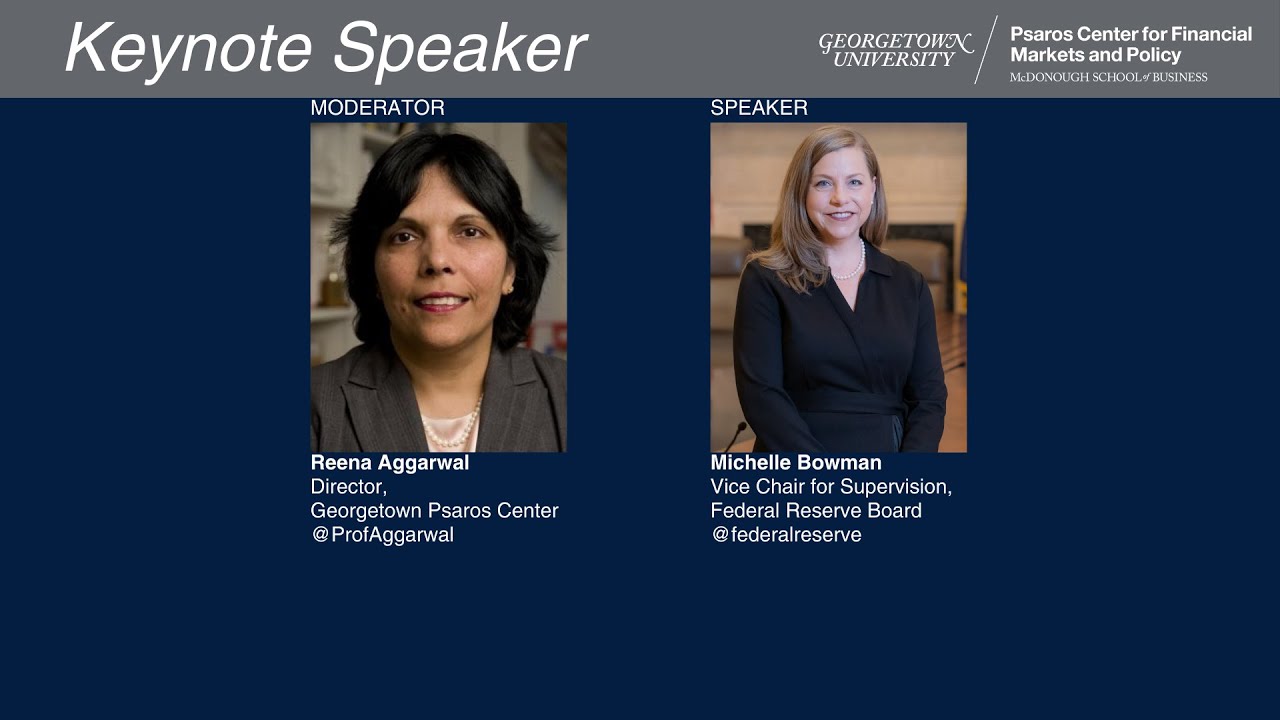 FMQ 2025: A Conversation with Michelle Bowman, Vice Chair for ...