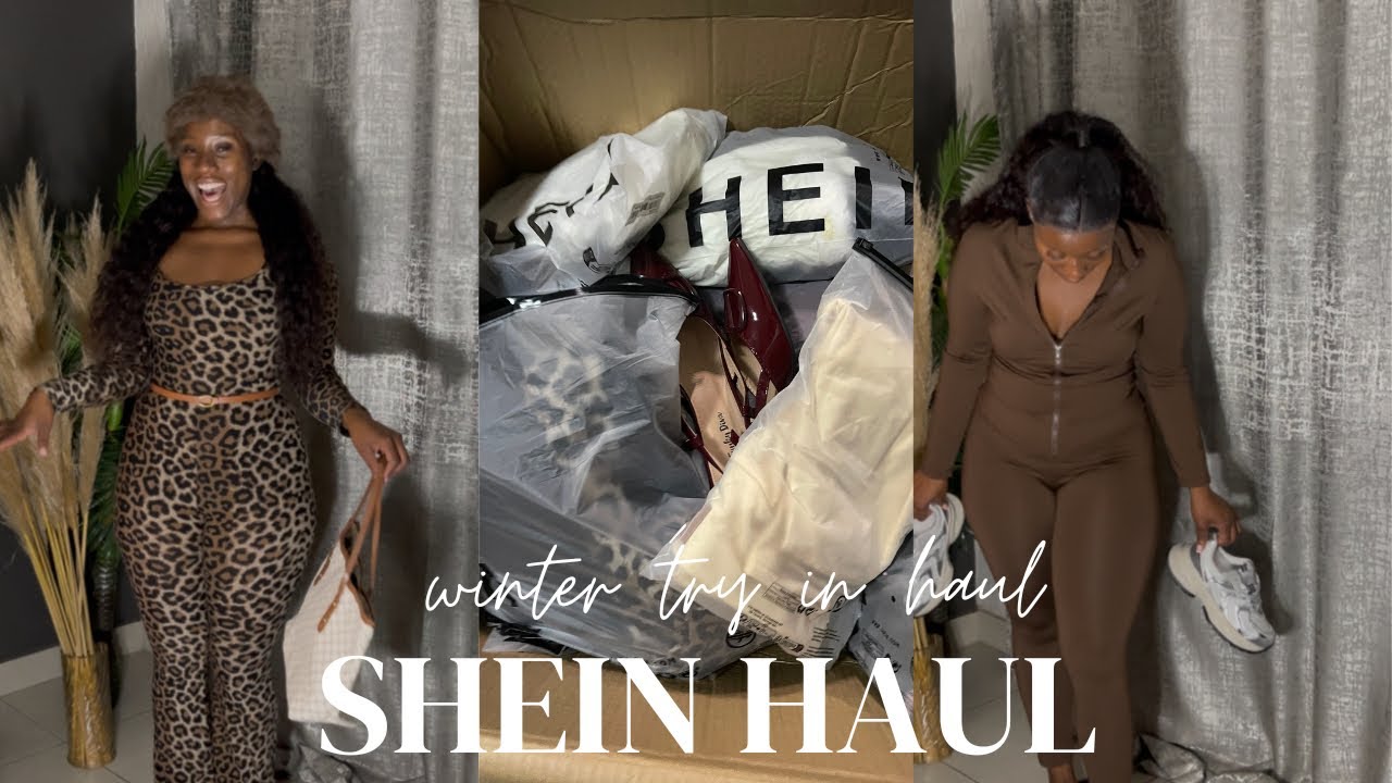 SHEIN TRY ON HAUL WINTER EDITION for my LESOTHO trip # ...