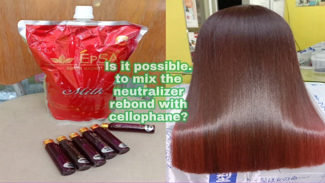 How to mix Rebond Neutralizer with Cellophane.step by step.... - YouTube