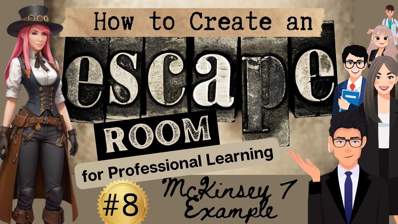Ep 8 An Example Using the McKinsey 7S Model Content Transformed into an Educational Escape Room ...