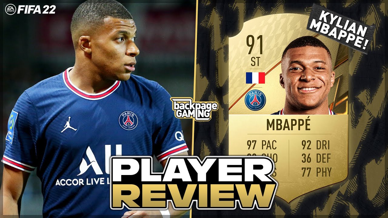 THE BEST CARD IN FIFA 22! 👑 91 Kylian Mbappe Player Review | FIFA 22 ...