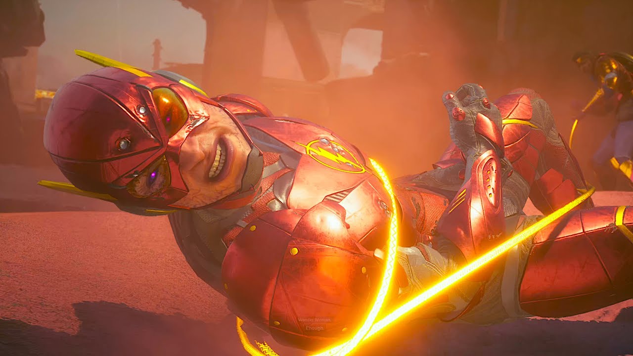 Flash Turns Evil (All Flash Scenes) - Suicide Squad Kill the Justice ...