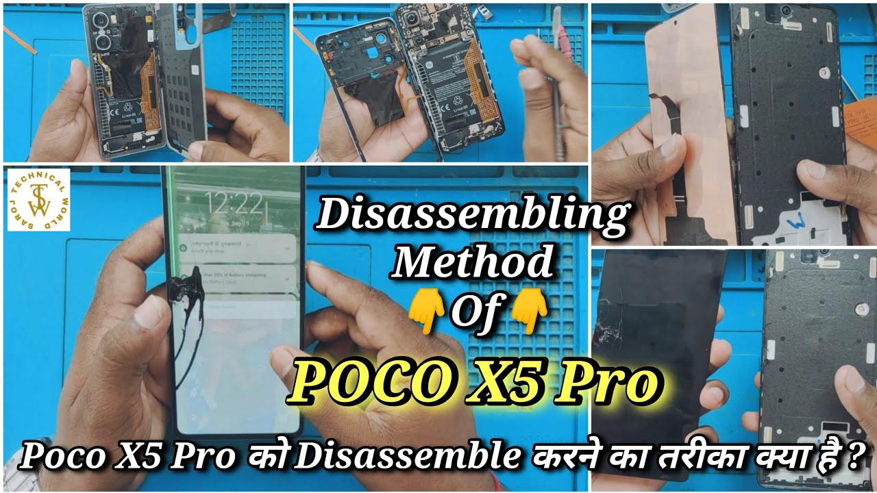 POCO X5 Pro Disassembling | How To Disassemble POCO X5 Pro | POCO X5 ...