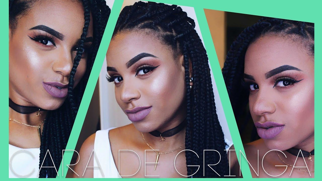 MAKE CARA DE GRINGA - YouTube