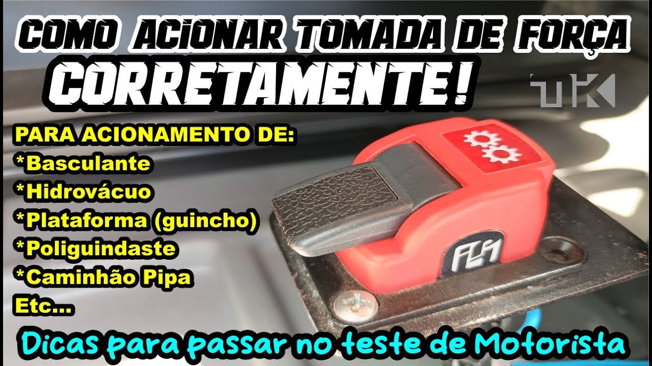 Como acionar tomada de força corretamente - Seja aprovado no teste para ...