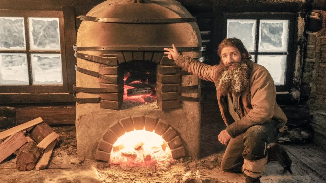 How One Mountain Man’s “Insane” Fire Pit Heated His Cabin Using Half ...