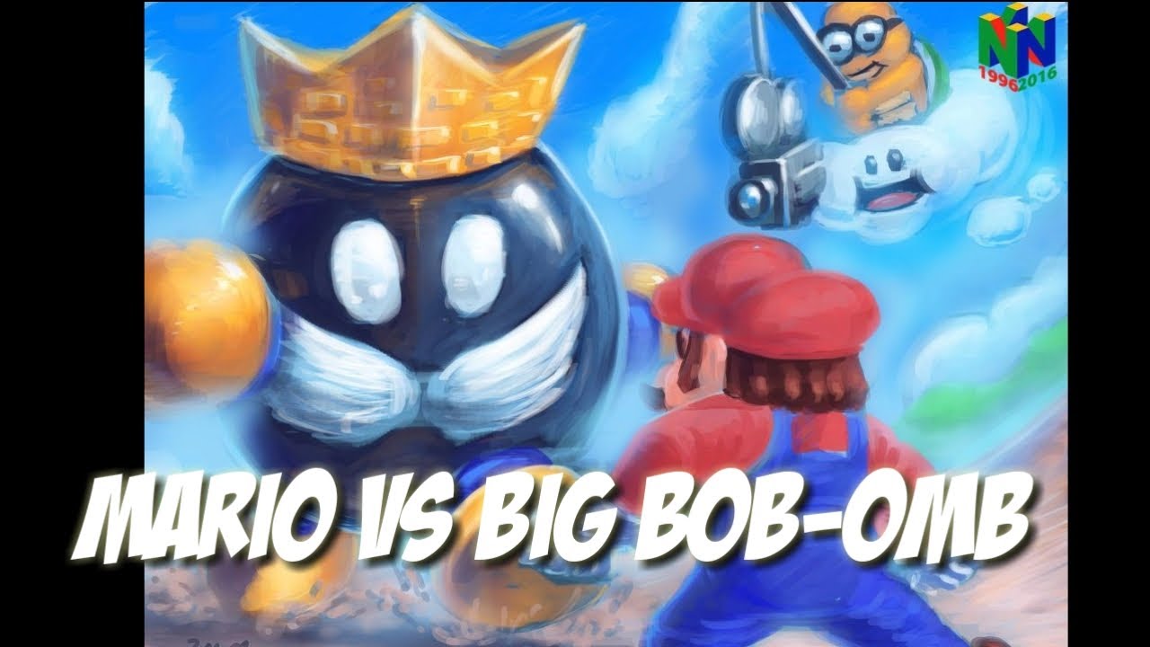 Mario VS Big Bob-omb (super Mario 64) - YouTube