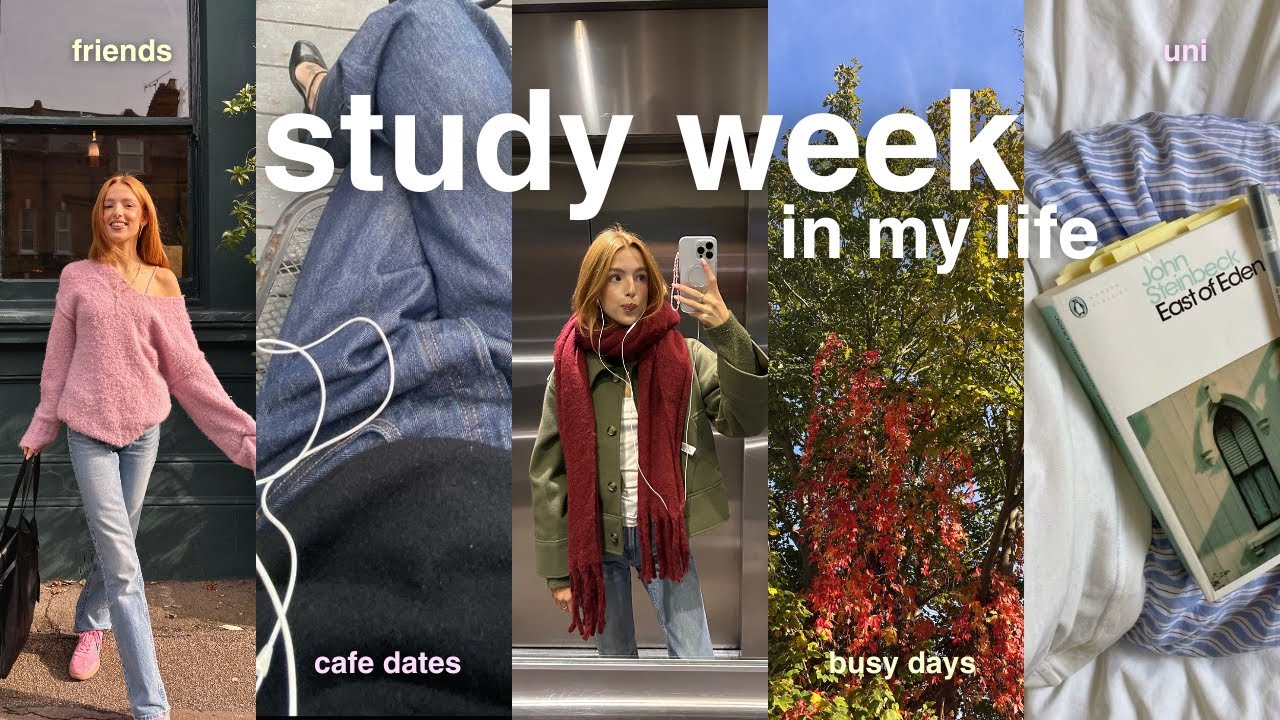 a busy study week at uni - YouTube