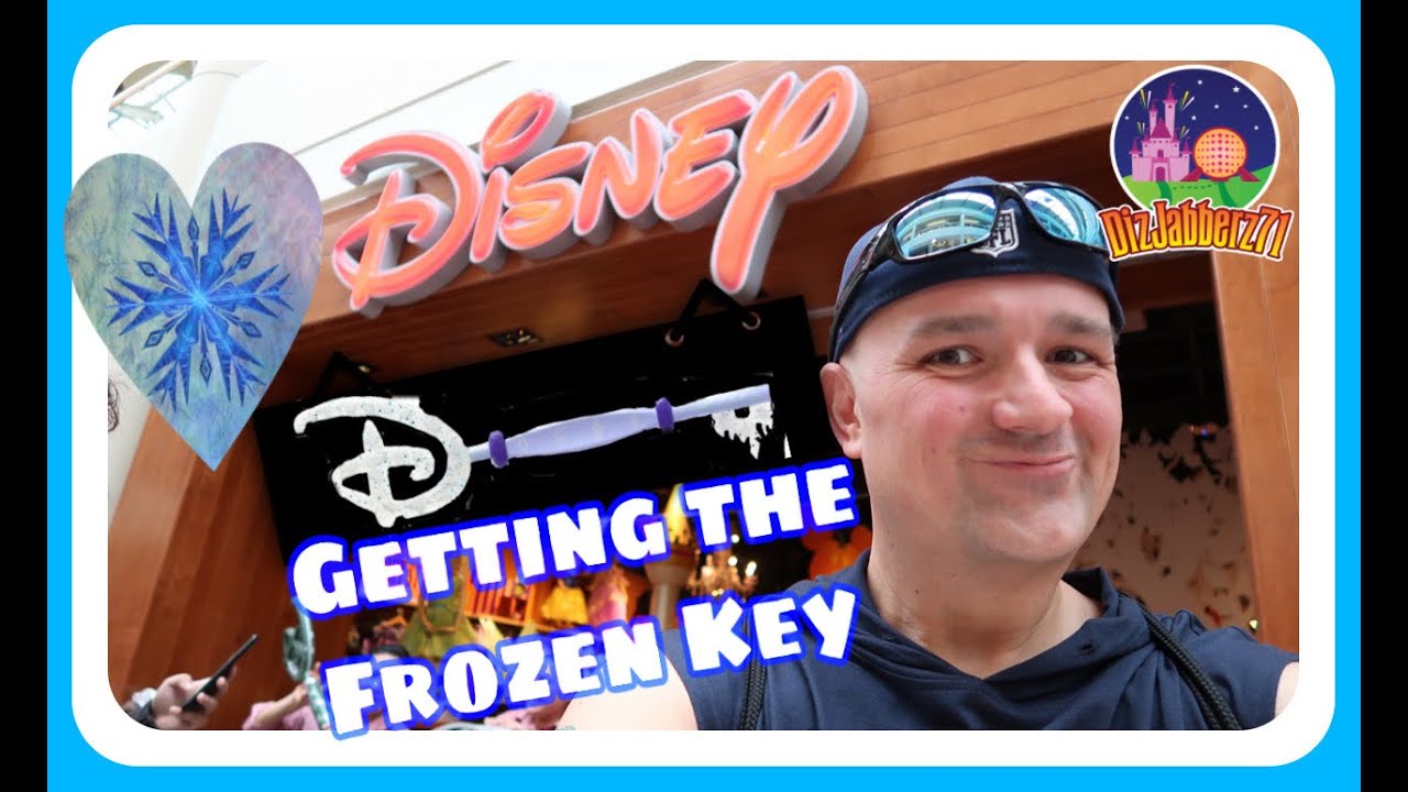Getting the Frozen Key at the Disney Store - YouTube