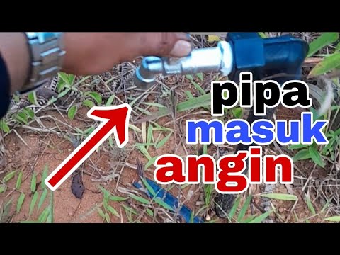 membuang angin didalam pipa secara manual - YouTube