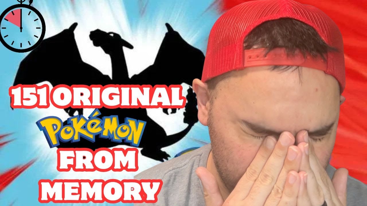 Trying to Name All 151 Original Pokemon from Memory - YouTube