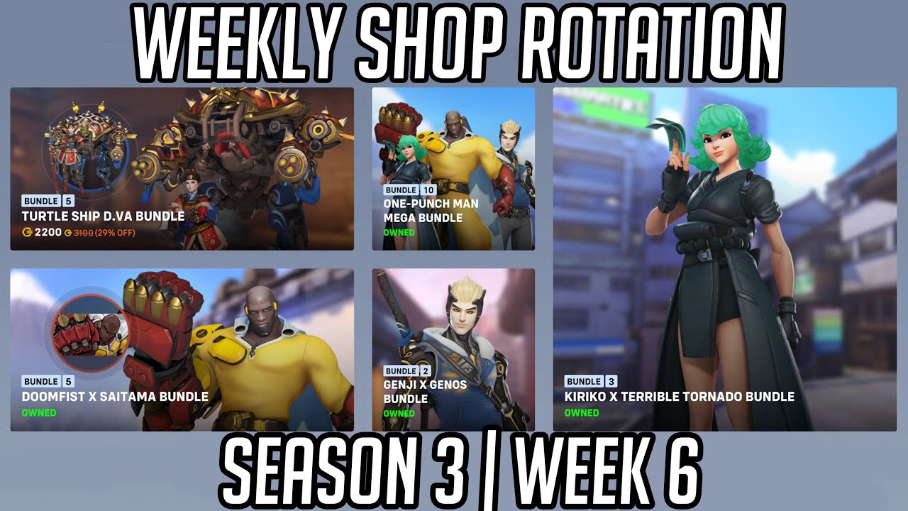 Season 3 | Week 6 Shop Rotation - Overwatch 2 - YouTube