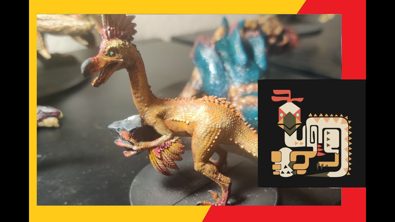 Monster Hunter Kulu Ya-Ku Model Painting Timelapse - YouTube