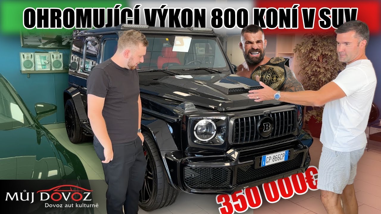 84letý majitel Audi R8 V10.. ITALSKÁ bestie Mercedes-Benz G BRABUS 800 ...