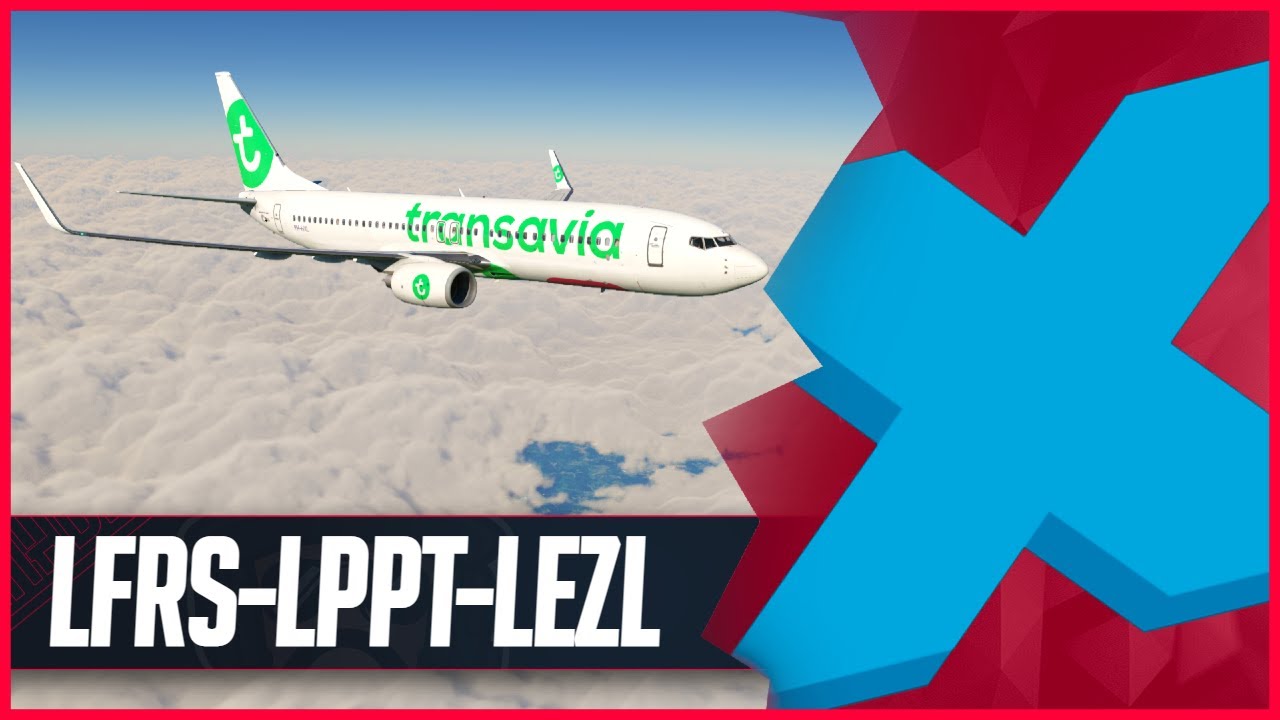 X-Plane 11 LIVE | Real World Transavia OPS | Zibo 737-800 | Nantes ...