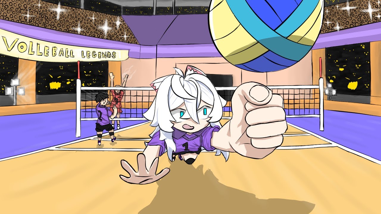Playing as a PNGTuber on Volleyball Legends Ranked 2v2s ( TSH Keybind ...