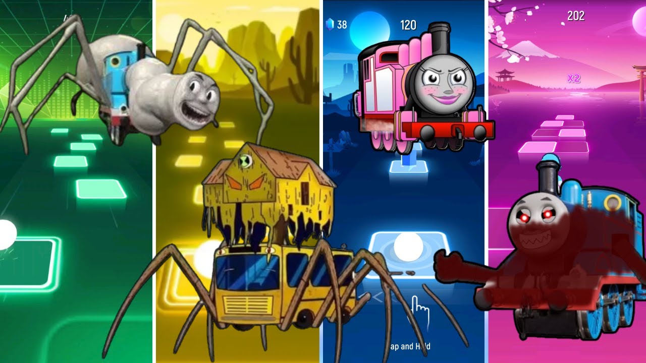 Cursed Thomas 🆚 House Head 🆚 Gordon Steam Locomotive 🆚 Thomas the Train ...