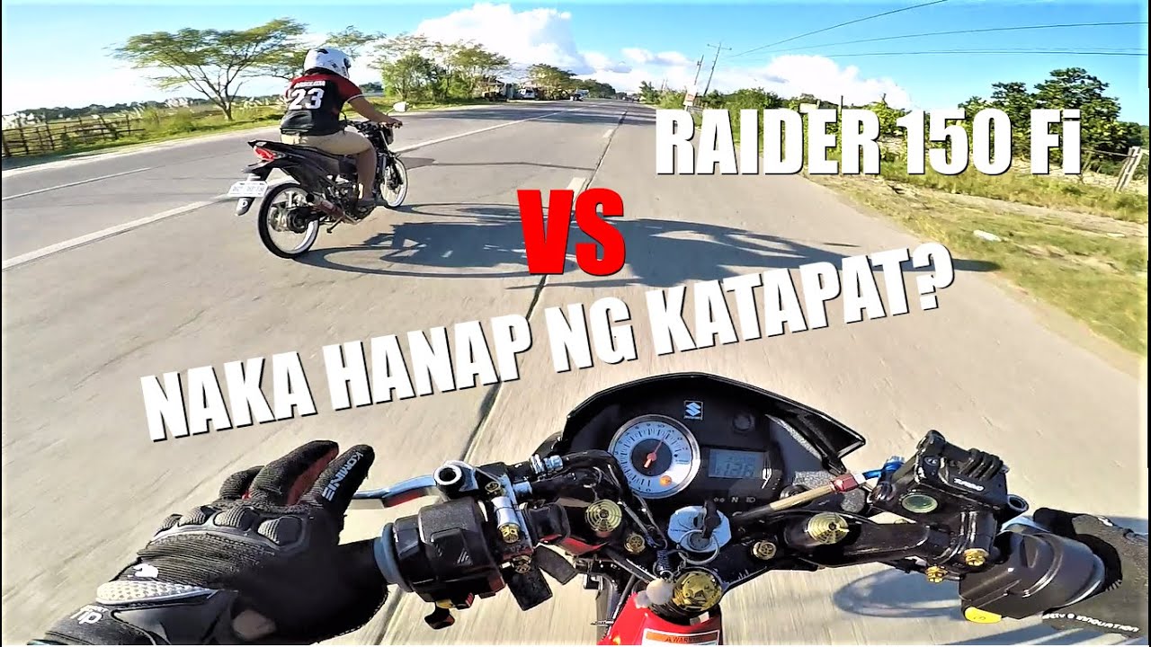 RAIDER 150Fi VS CARB | STOCK ENGINES - YouTube