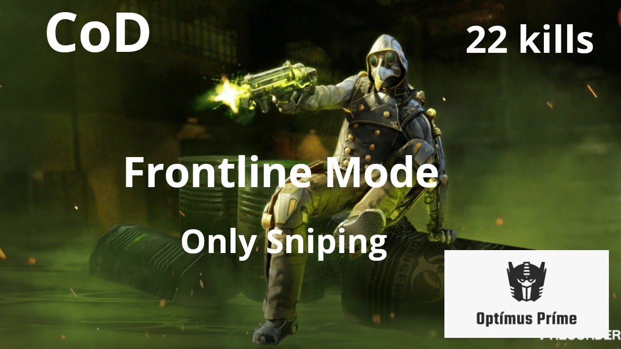 CoD | Frontline Mode | Sniping | Awesome Game Play : Cross Fire - YouTube
