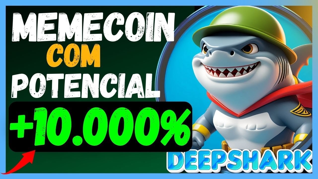 DEEPSHARK: A MAIOR MEMECOIN DE 2025? PRIMEIRA FASE E POTENCIAL PARA EXPLODIR! NÃO FIQUE DE FORA ...