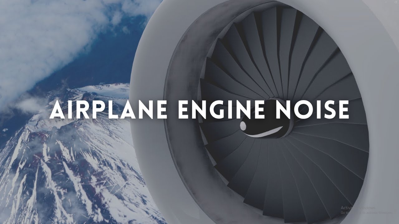Airplane Engine Noise - Perfect for Sleeping , Studying, Relaxing ...