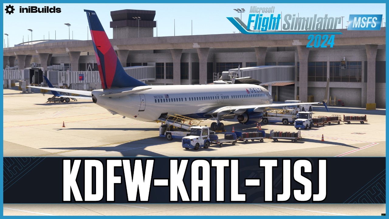 PMDG 737-900ER | Real World Delta OPS | iniBuilds Dallas - Atlanta ...