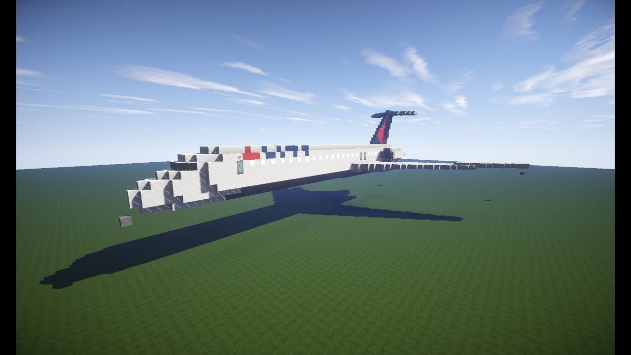 Minecraft Boeing 717-200 Delta Timelapse (Old) - YouTube