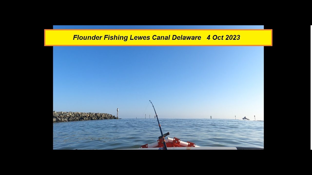 Flounder Fishing Lewes Canal Delaware 4 Oct 2023 - YouTube