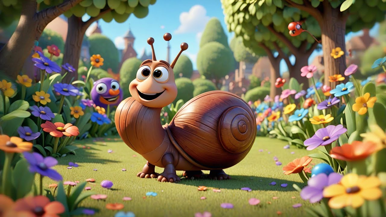 The Silly Snail’s Slow Show 🐌🎭 | Funny Snail Story for Kids | Preschool ...