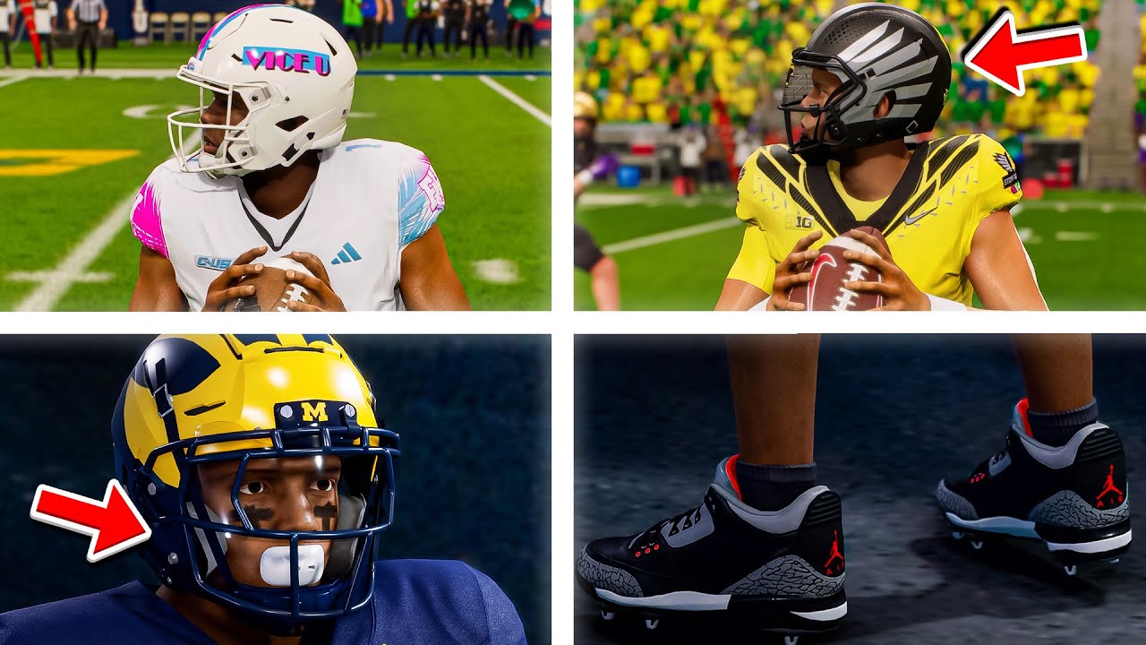 ALL New Uniform & Equipment Just Added to CFB 25 - YouTube