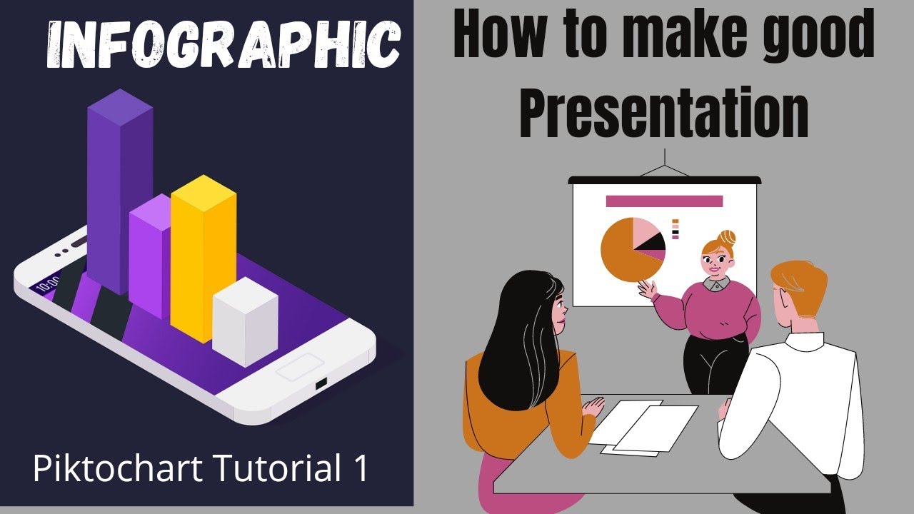 How to make good presentation / Infographic Tutorial - YouTube