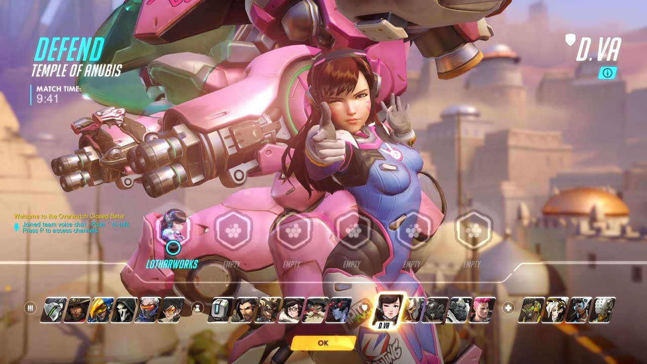 Overwatch Beta: D.Va - YouTube