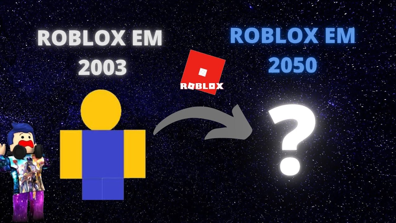 COMO O ROBLOX VAI SER EM 2050?(Uau!) - YouTube