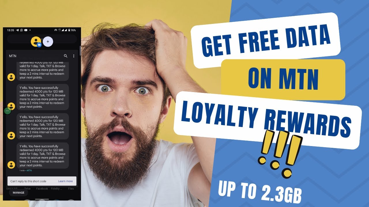 NEW ALERT: How to get Free Data from MTN Loyalty rewards | Get 2.3GB of ...