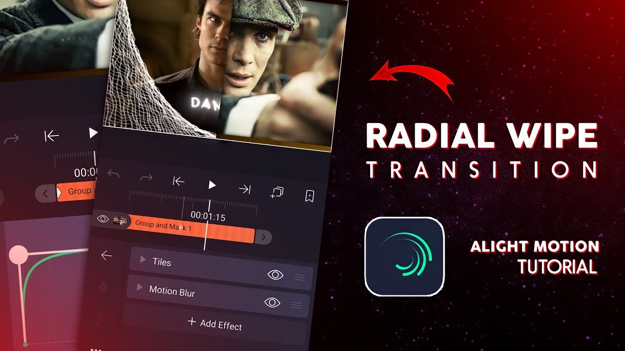 Ae Inspired Radial Wipe Transition 😍🔥 in Alight motion | Alight motion ...