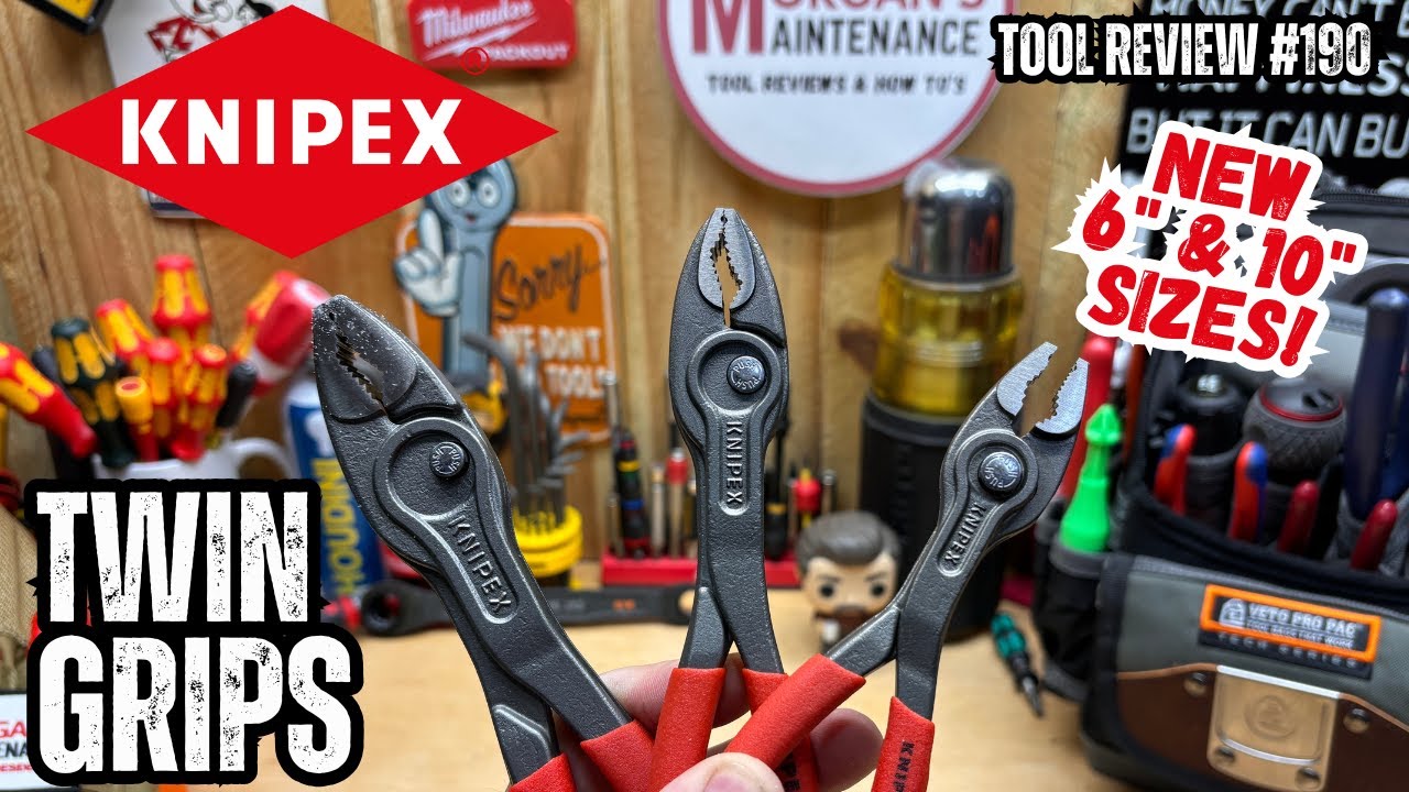 Knipex TwinGrip Sizes 6" & 10" #knipex #tools #maintenance - YouTube