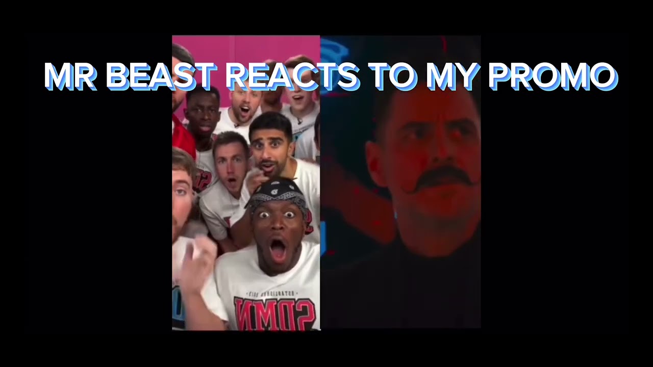 MR BEAST REACTS TO MY PROMO!!! - YouTube
