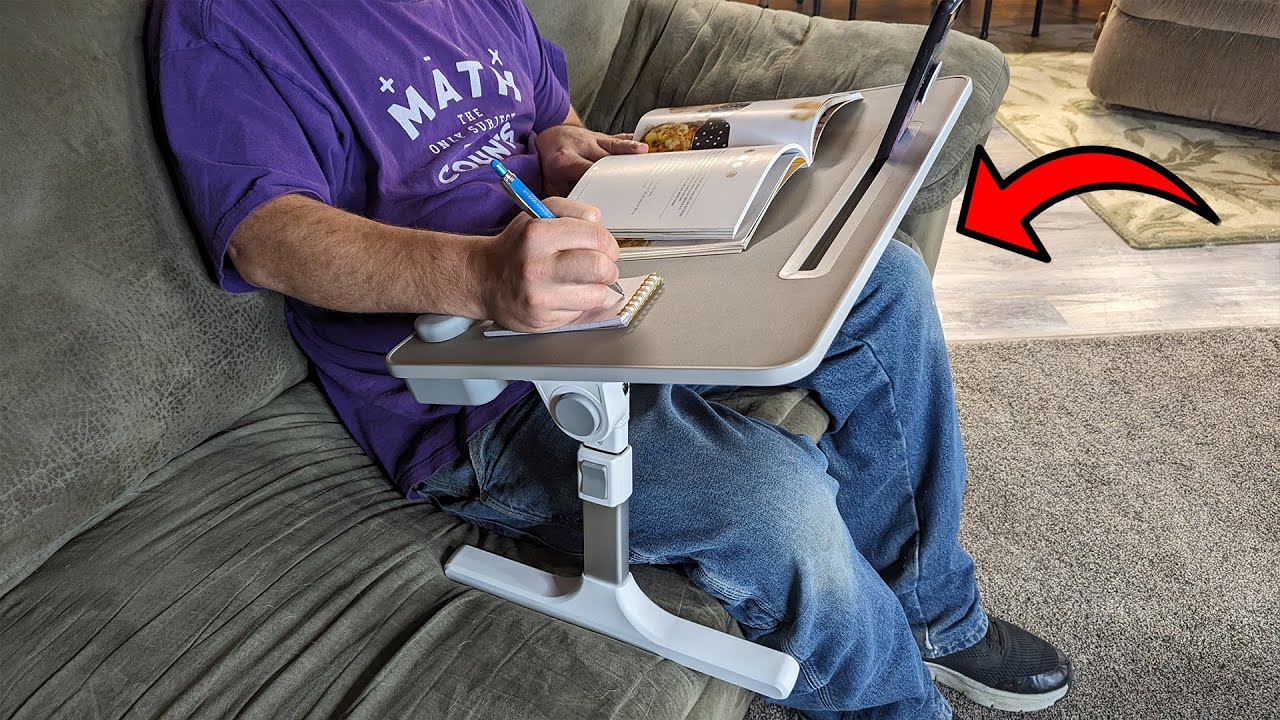 This Laptop Bed Tray Desk Will Change the Way You Work and Relax - YouTube