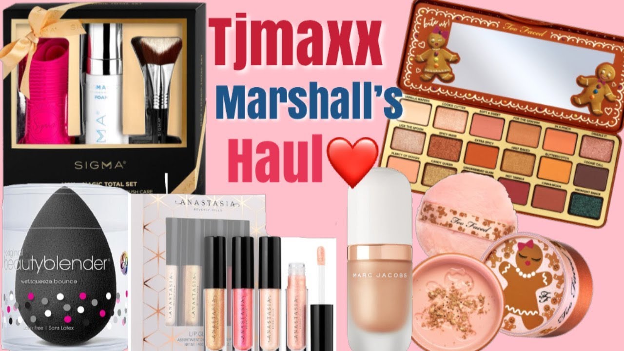 HUGE $1,000 TJMAXX & MARSHALLS MAKEUP HAUL!!!! - YouTube