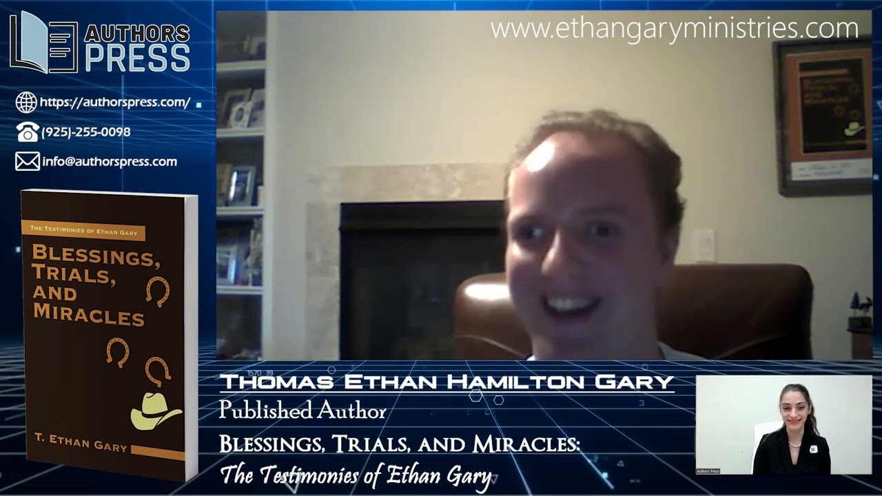 Featured Author | Virtual Interview| Thomas Ethan Hamilton Gary ...