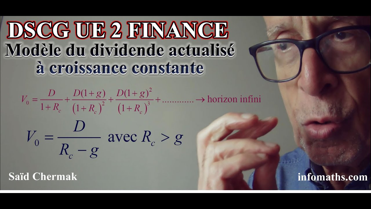 DSCG UE 2 FINANCE . MODÈLE DE GORDON ET SHAPIRO - YouTube