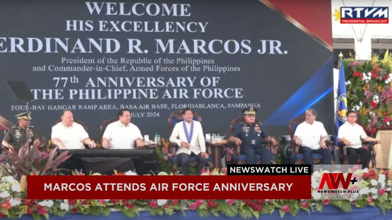 President Bongbong Marcos attends Air Force Anniversary - YouTube