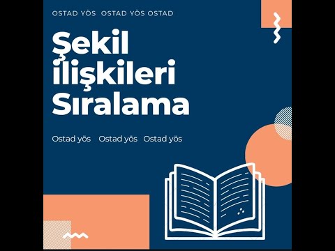 36)İQ şekil ilişkileri sıralama II.بخش دوم از فصل هفدهم کتاب آی کیو پوزا