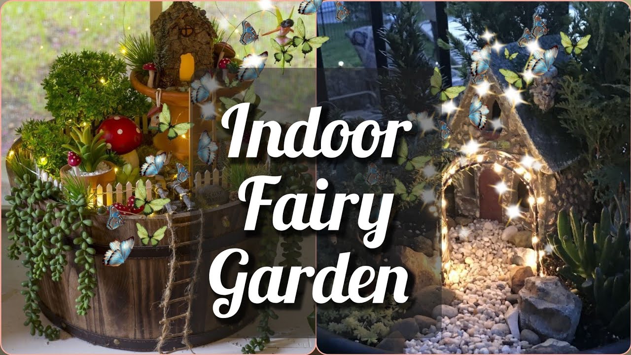 Beautiful Indoor Fairy Garden l Whimsical Fairy Garden l Home Decor ...